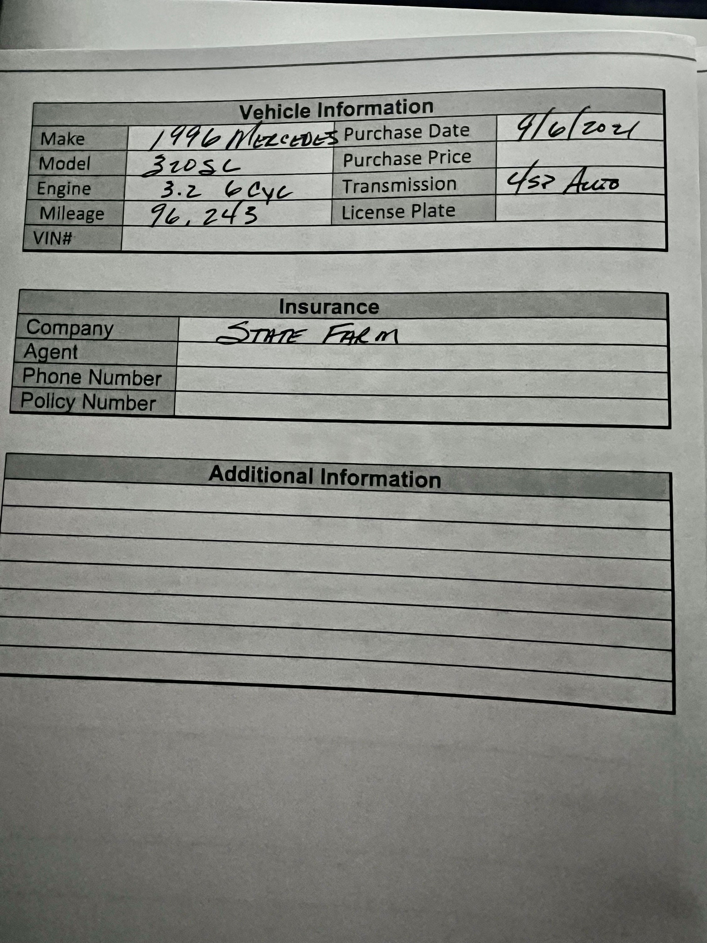 Auto Repair Log Book - Etsy