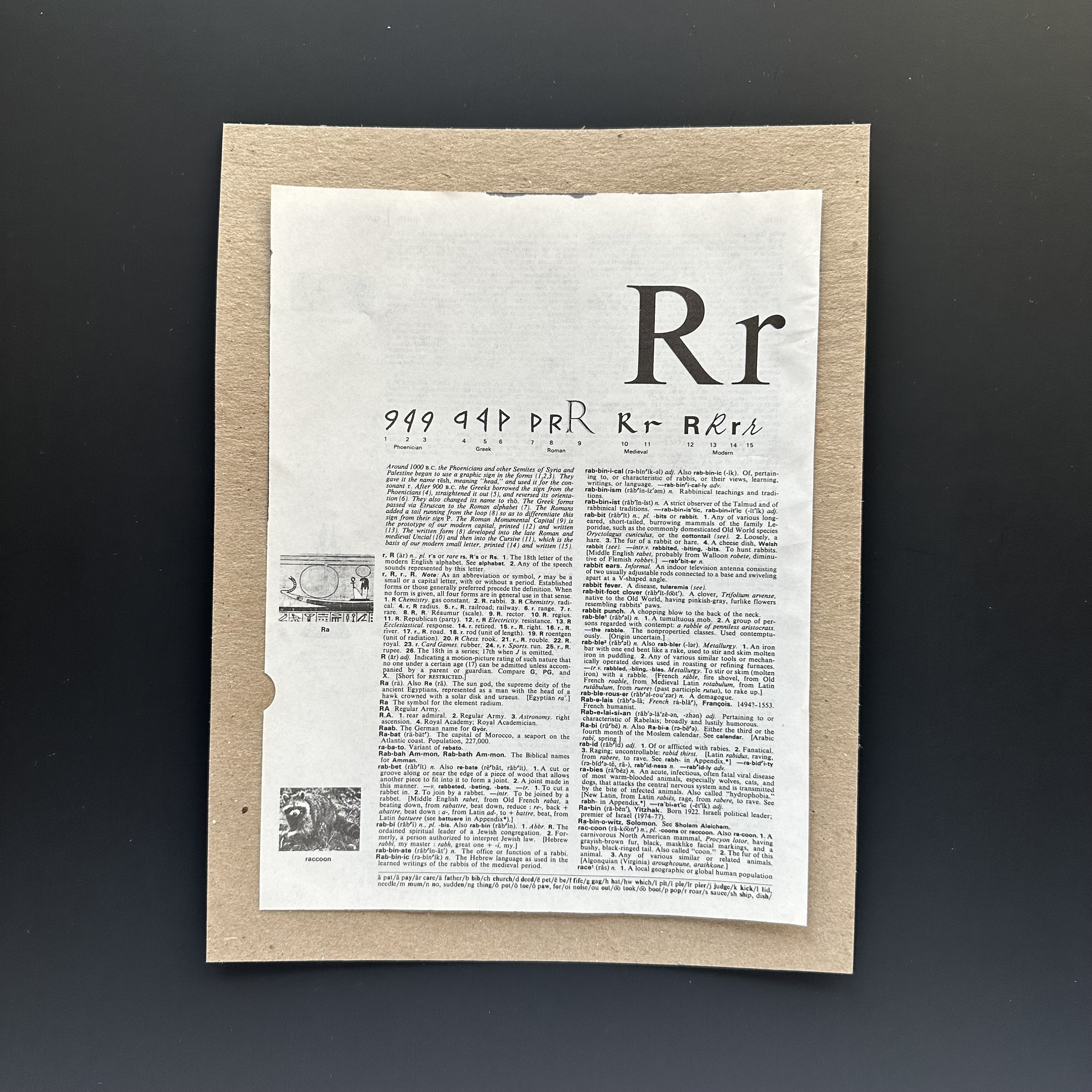 Letter R, Vintage Dictionary Page, Monogram, 7.25” X 9.5”, Wall Art ...