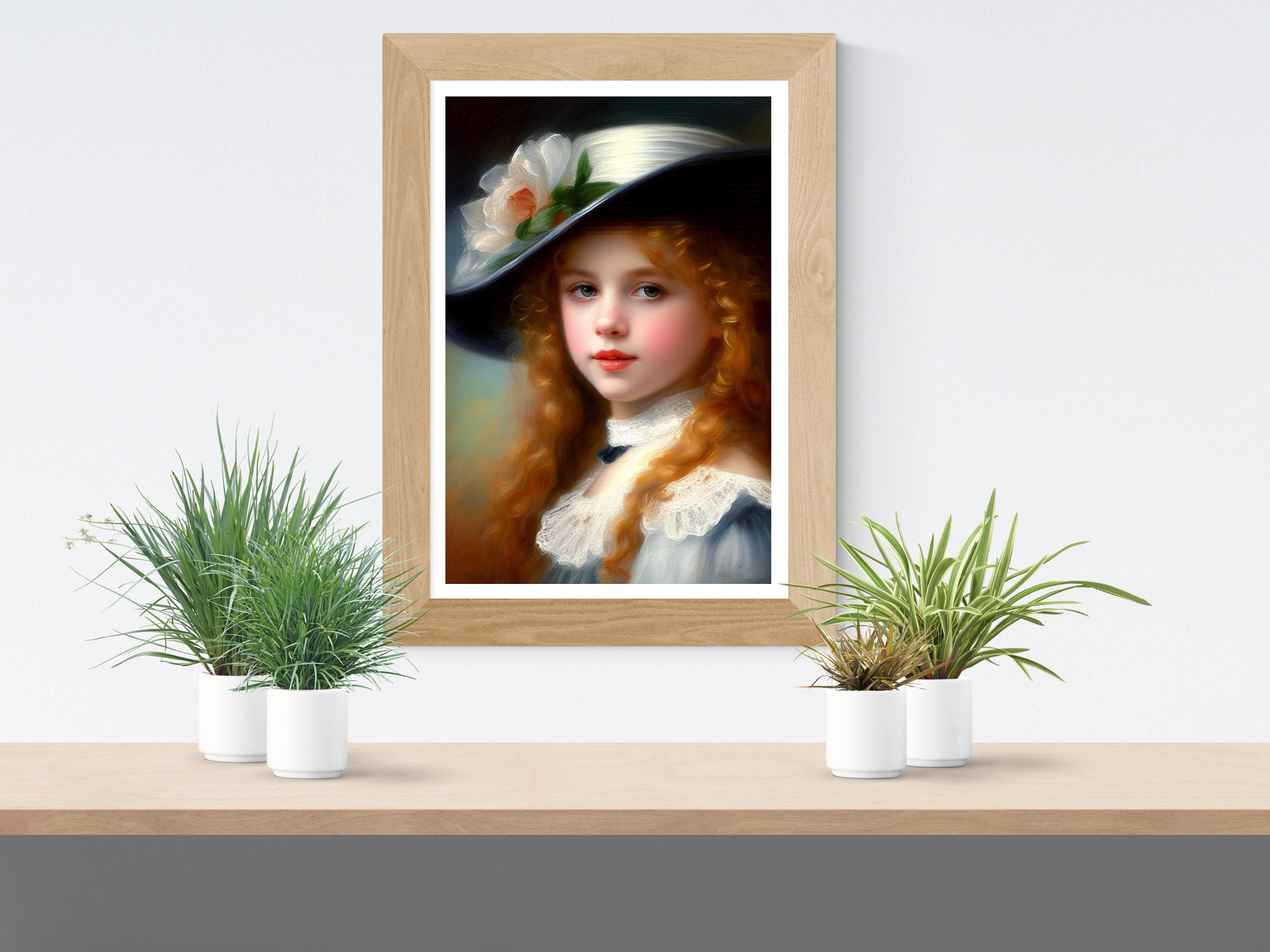 Classic Fine Art Prints Little Beauty Portrait Digital - Etsy