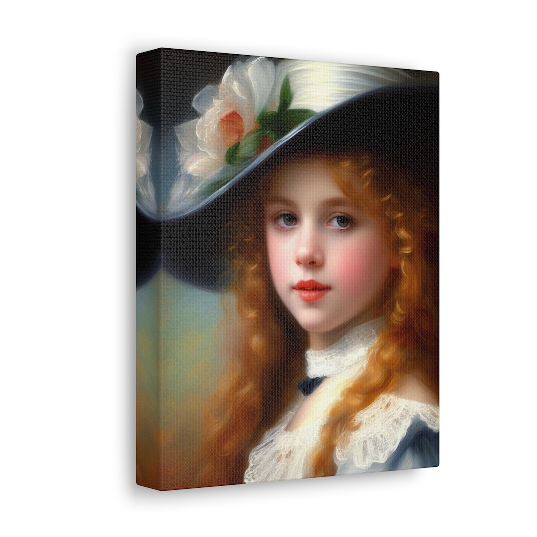Classic Fine Art, Little Girl, Canvas Gallery Wraps, Impressionist ...