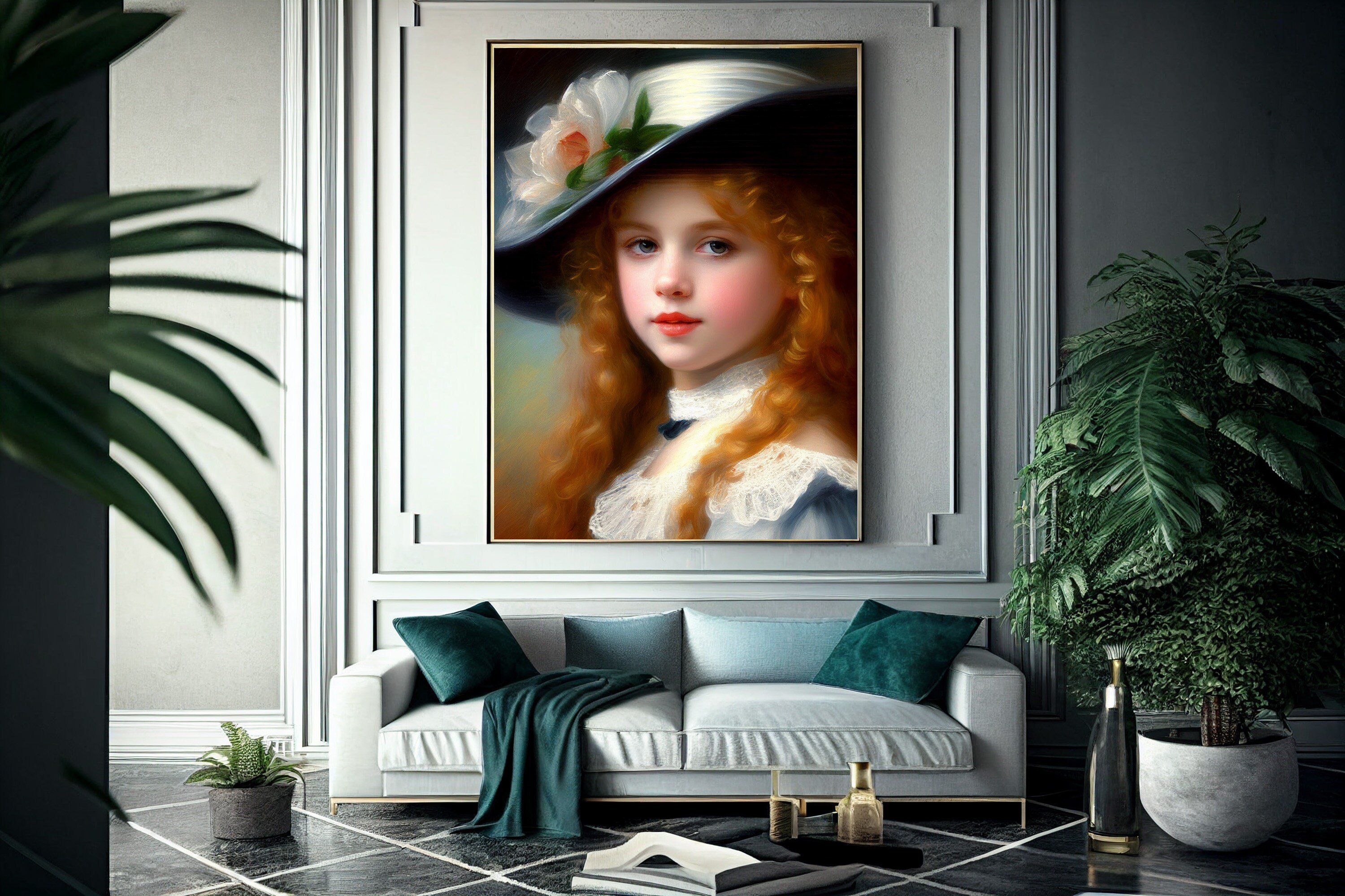 Classic Fine Art Prints Little Beauty Portrait Digital - Etsy
