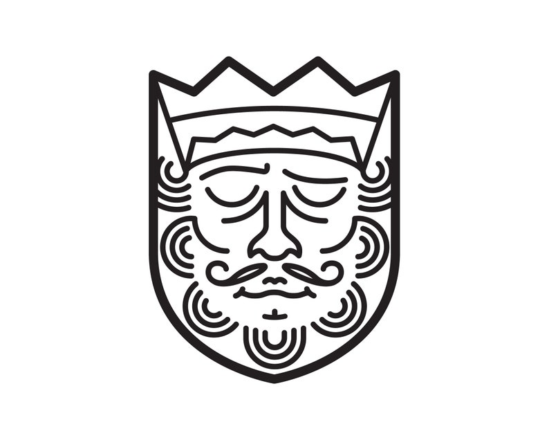 King Crest Digital Download, SVG, PNG, JPG - Etsy