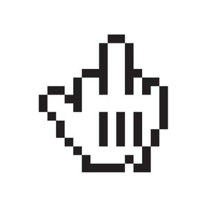 Cursor Middle Finger Digital Download, SVG, PNG, JPG - Etsy