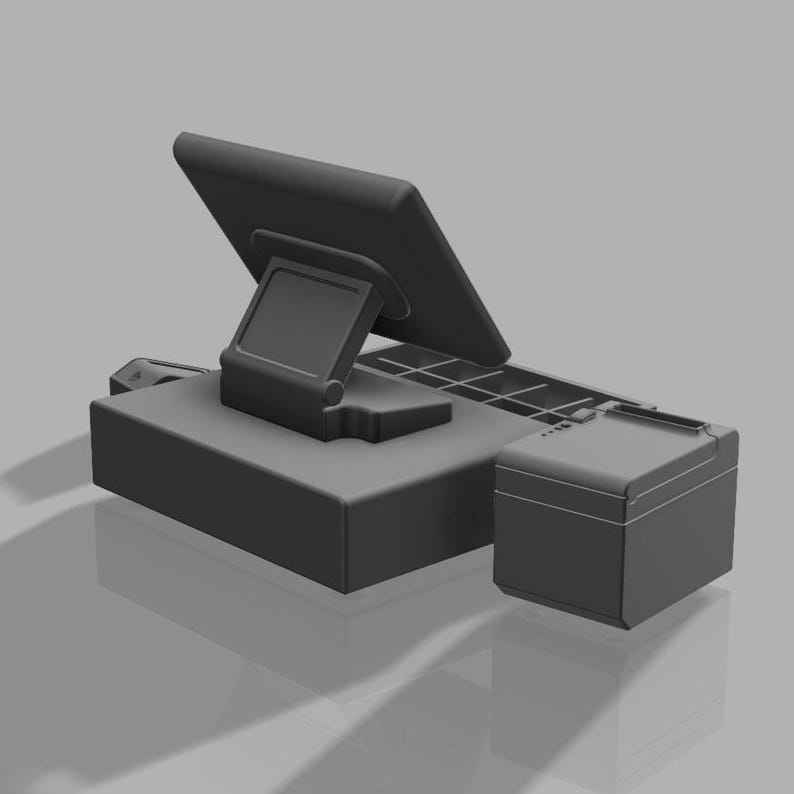 Point of Sale Setup - Card Machine, Cash Register and Receipt Printer ...