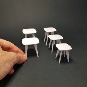 End Table / Side Table 5 Sizes - Miniature Furniture 1/12 Scale ...