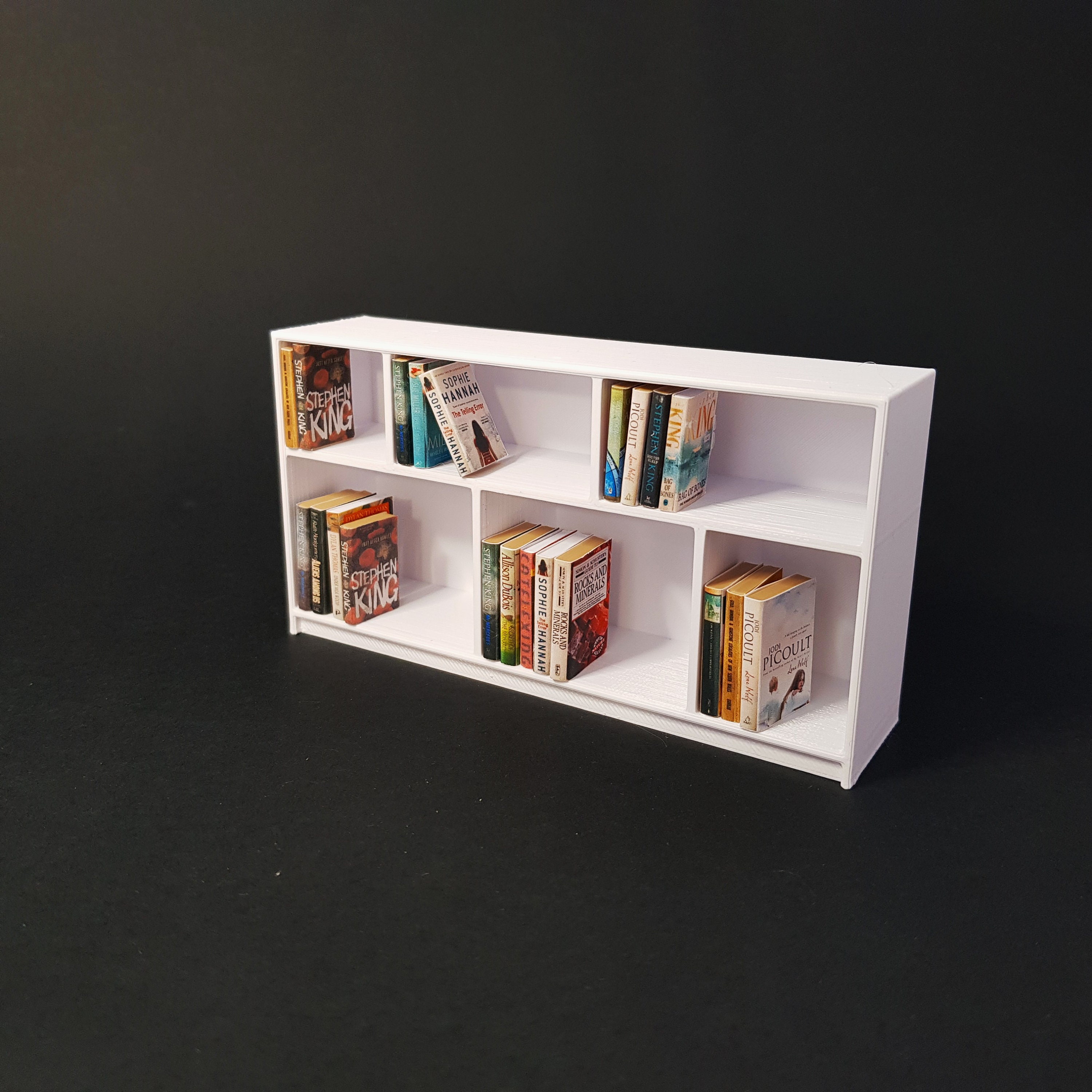 Miniature Bookcase Miniature Furniture 1/12 Scale Digital - Etsy