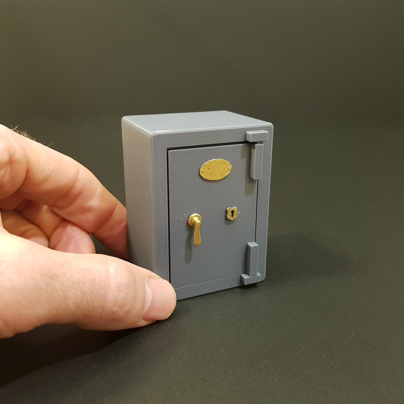 Miniature Safe With Opening Door - 1/12 Scale, Digital STL Files for 3d ...