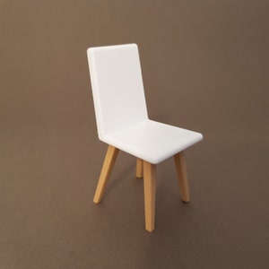 Dining Table and Chairs - Miniature Furniture 1/12 Scale, Digital STL ...