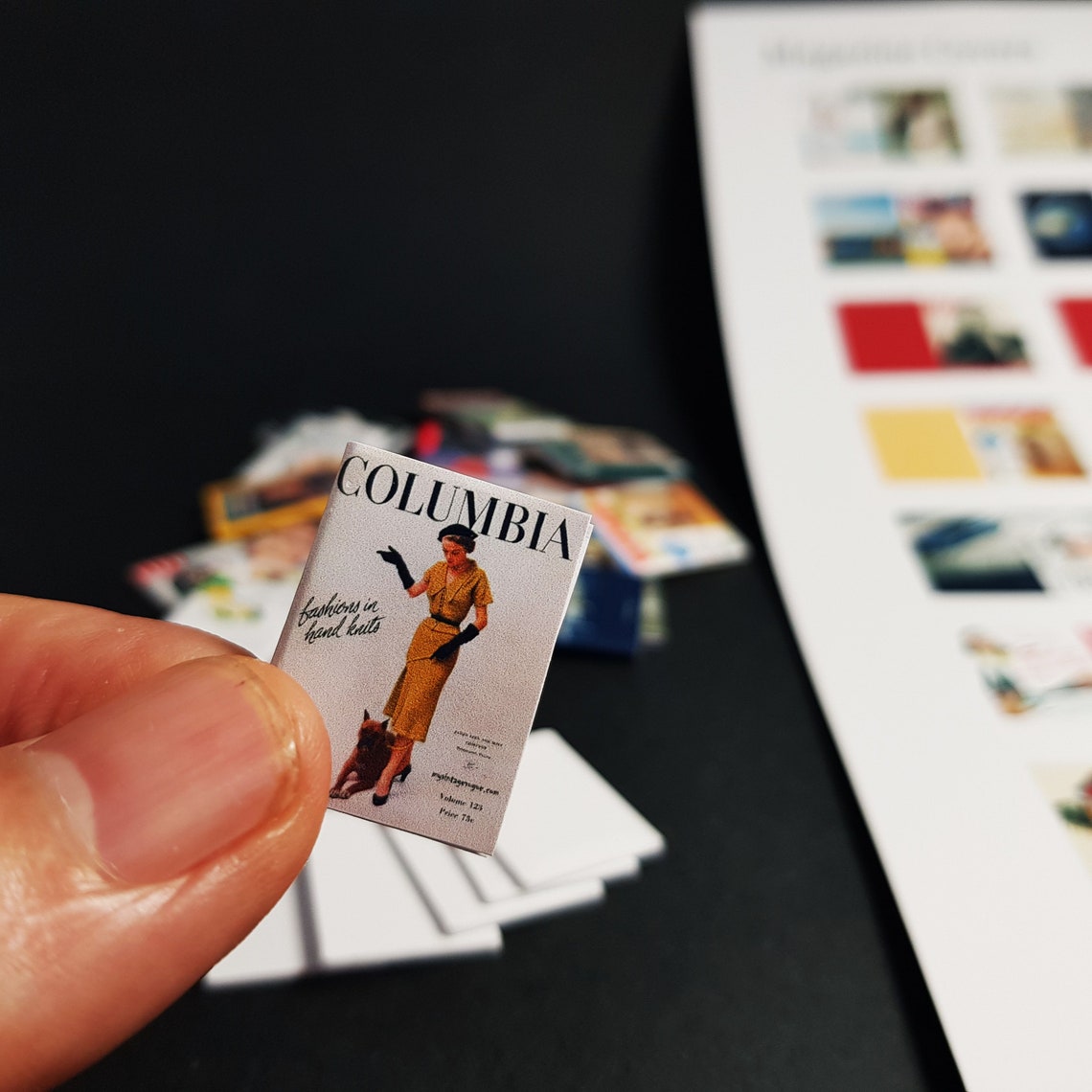 Miniature Magazine Covers and 3D Magazine Body - 1/12 Scale, Digital ...