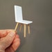 Dining Table and Chairs - Miniature Furniture 1/12 Scale, Digital STL ...