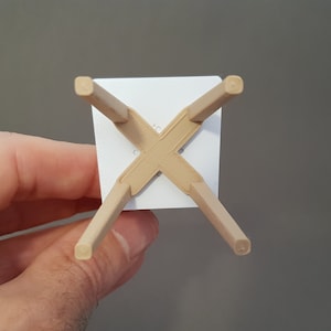 Dining Table and Chairs - Miniature Furniture 1/12 Scale, Digital STL ...