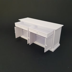 Miniature Double Sideboard With Working Drawers and Doors - Miniature ...