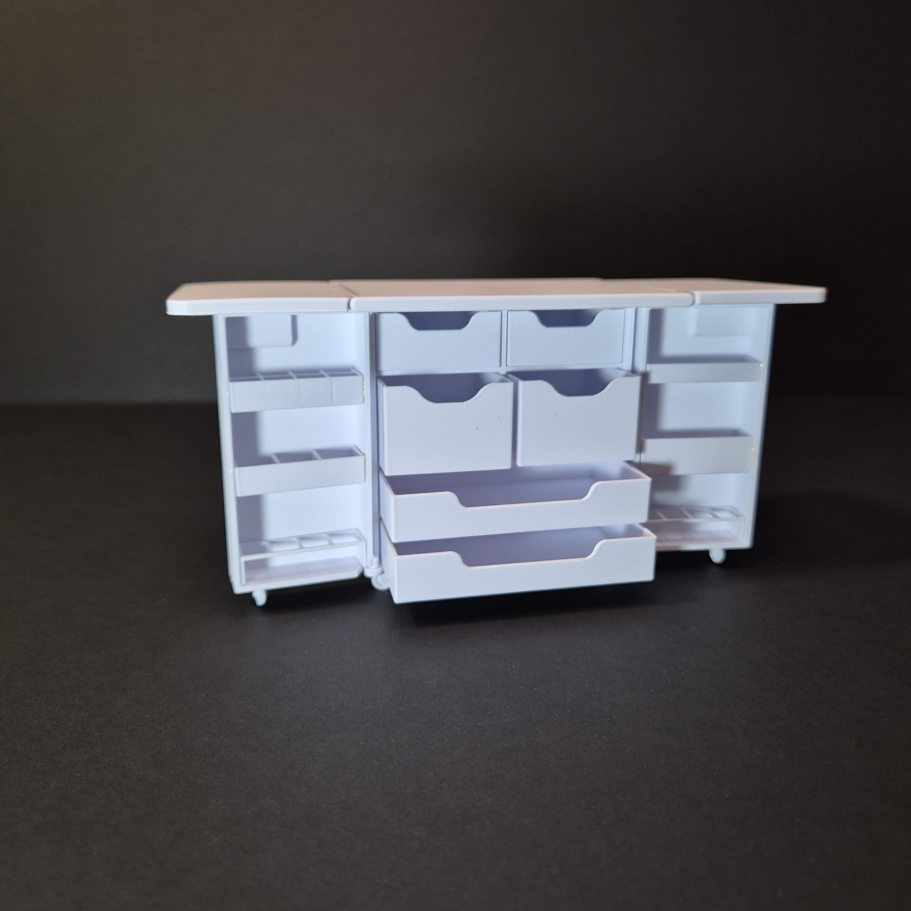 Miniature Mobile Craft Workstation - 1/12 Scale, Digital STL Files for ...