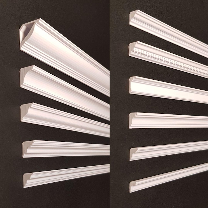 Pack 2 - 11 Crown Moulding / Cornice Profiles and Cutting Tools ...