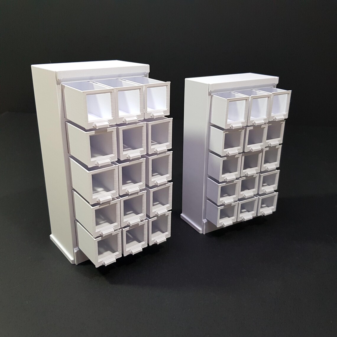 Miniature Pattern Cabinet - Miniature Furniture 1/12 Scale, Digital STL ...