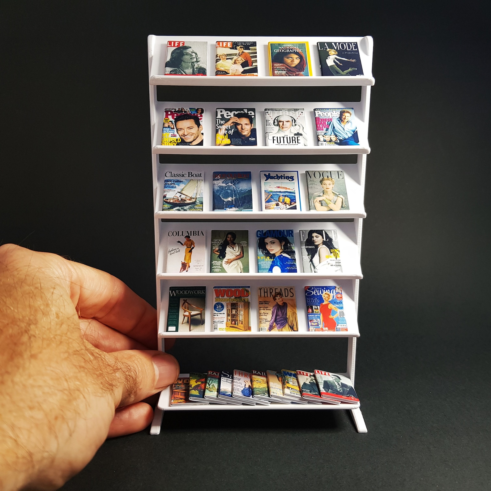 Miniature Magazine Covers and 3D Magazine Body - 1/12 Scale, Digital ...
