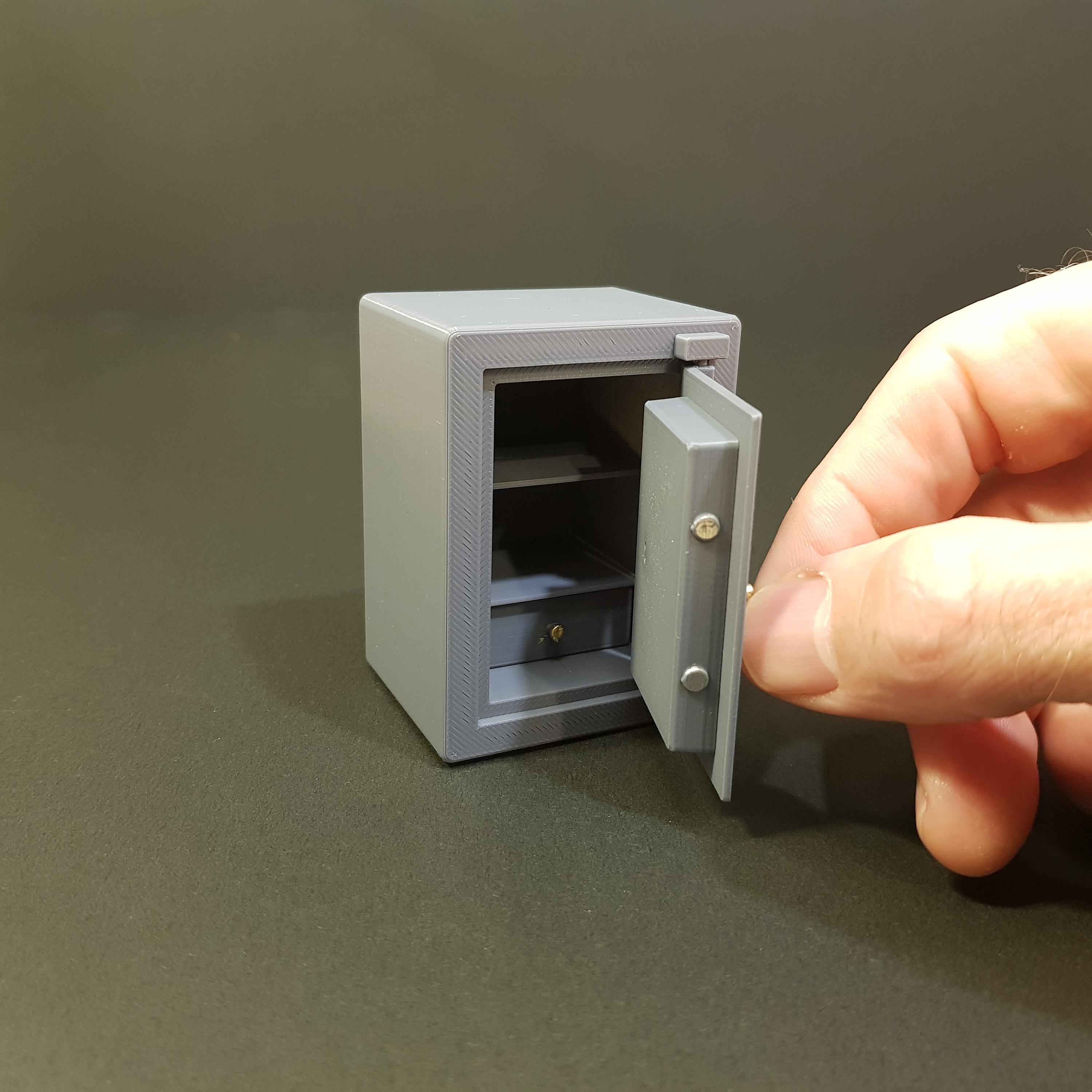 Miniature Safe With Opening Door - 1/12 Scale, Digital STL Files for 3d ...