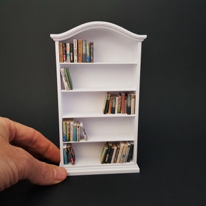Miniature Bookcase - Miniature Furniture 1/12 Scale, Digital STL Files for 3d Printing - Etsy
