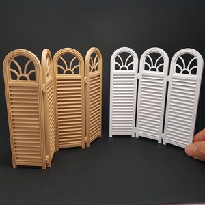 Sunrise Room Divider or Privacy Screen - Miniature Furniture 1/12 Scale ...