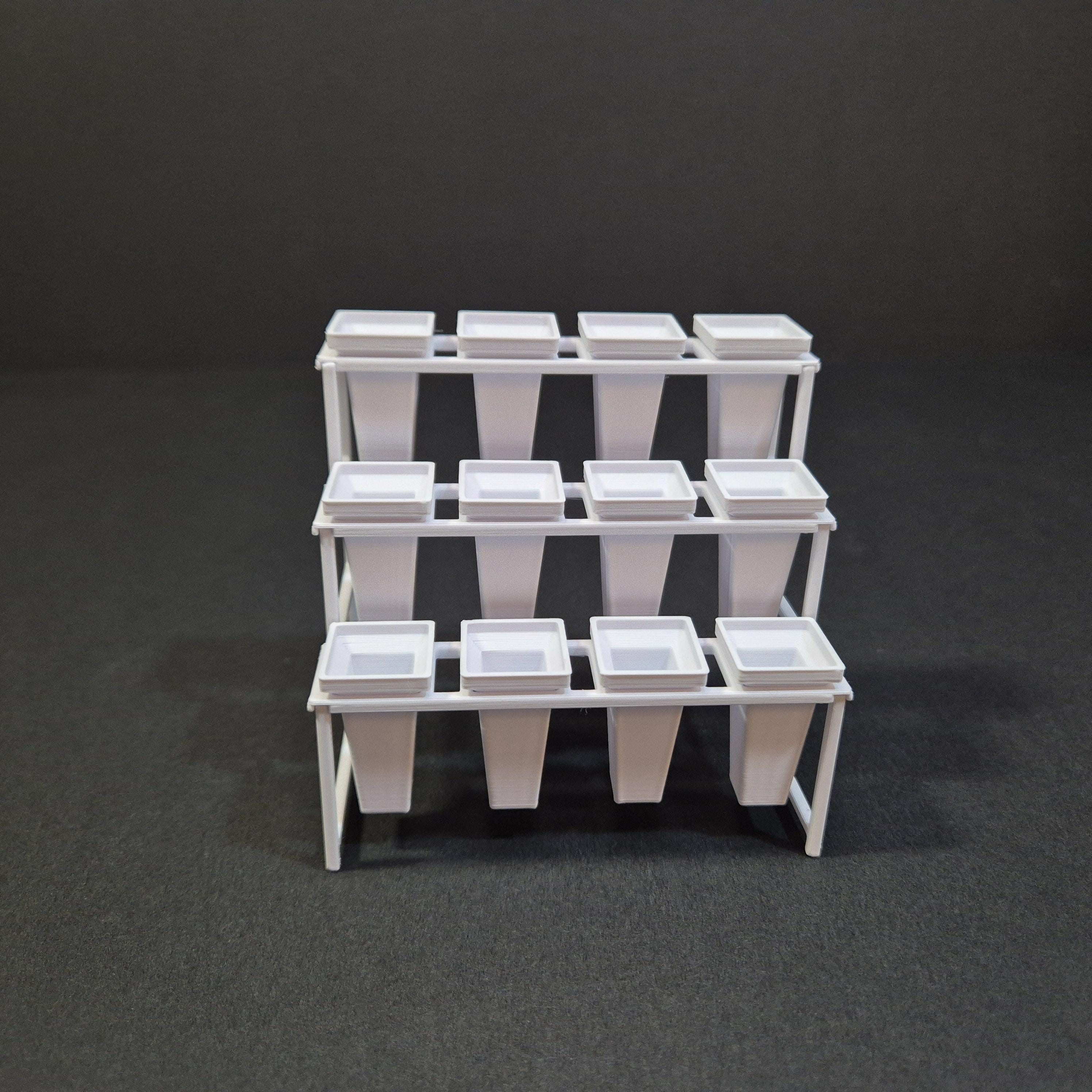 Flower Display Rack - Miniature Furniture 1/12 Scale, Digital STL Files ...