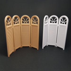 Sunrise Room Divider or Privacy Screen - Miniature Furniture 1/12 Scale ...