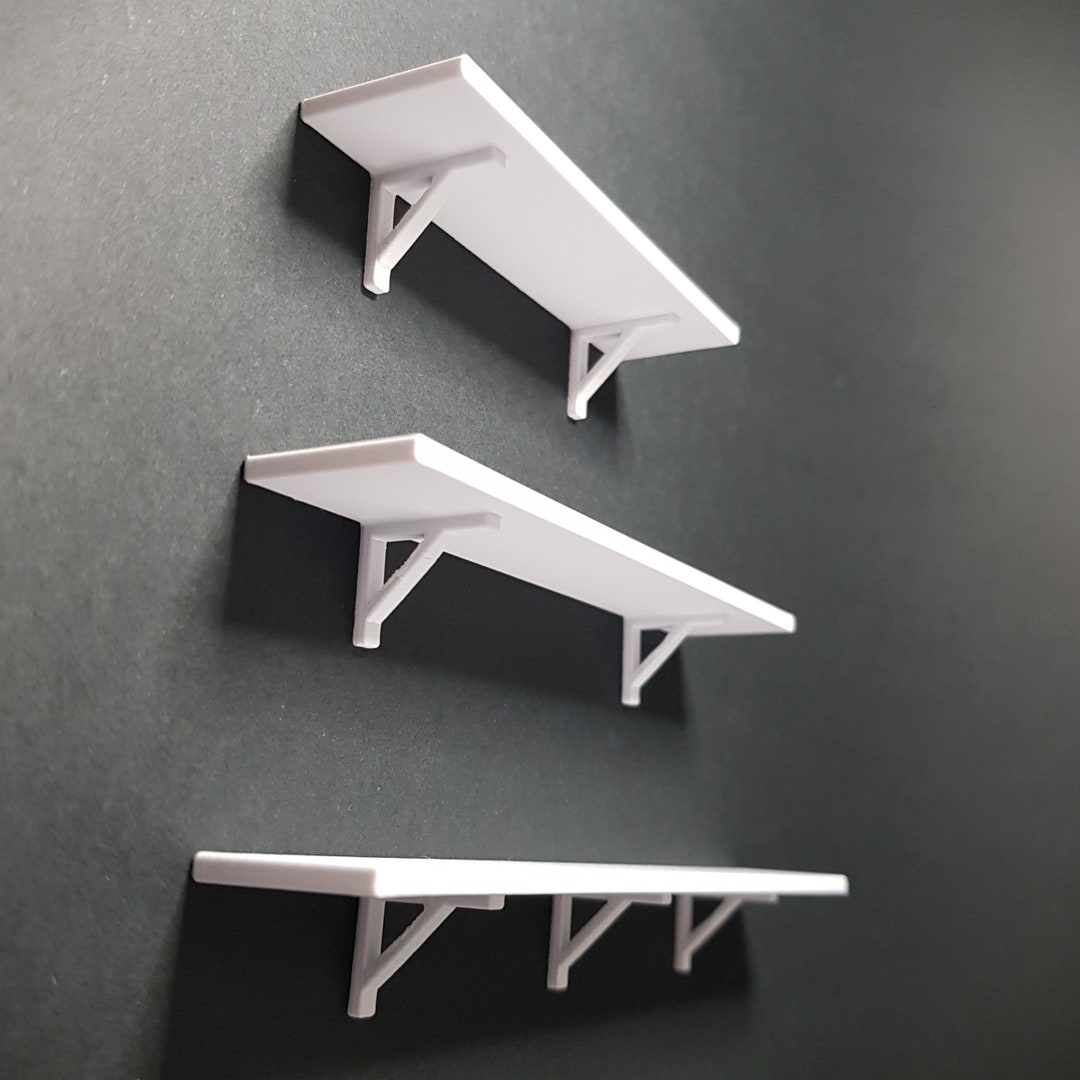 Shelves - 7 Sizes - Miniature Furniture 1/12 Scale, Digital STL Files ...