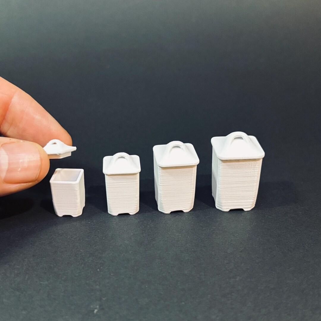 French Canisters - Miniature 1/12 Scale - Digital STL Files for 3d ...