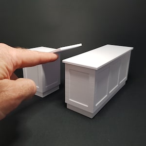Miniature Shop Counter - Miniature Furniture 1/12 Scale, Digital STL ...