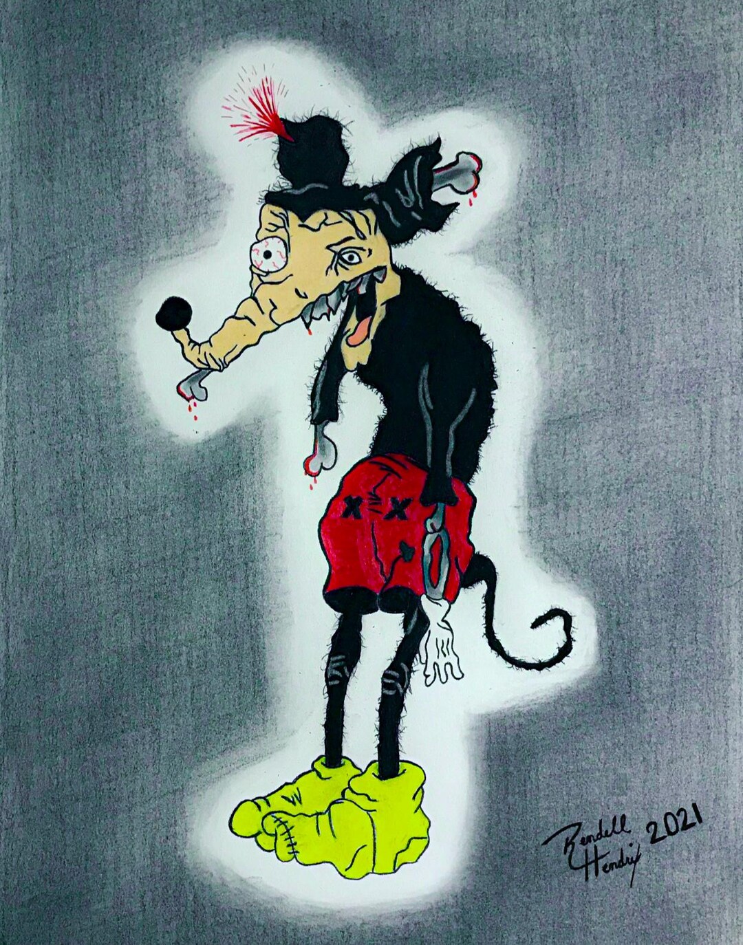 11x14 Ricky Rat Art Print - Etsy
