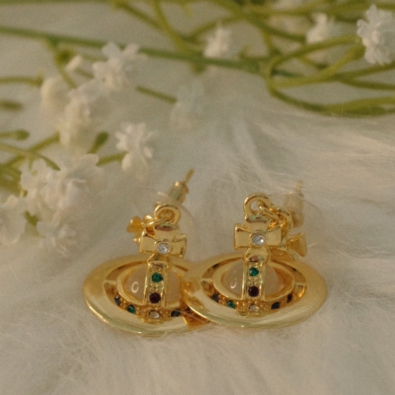 Nana Osaki Anime Earrings Whimsigoth Saturn Orb Planet Etsy