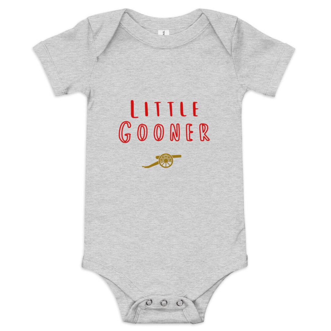 Arsenal FC Little Gooner Baby Short Sleeve One Piece Onesie Gift - Etsy