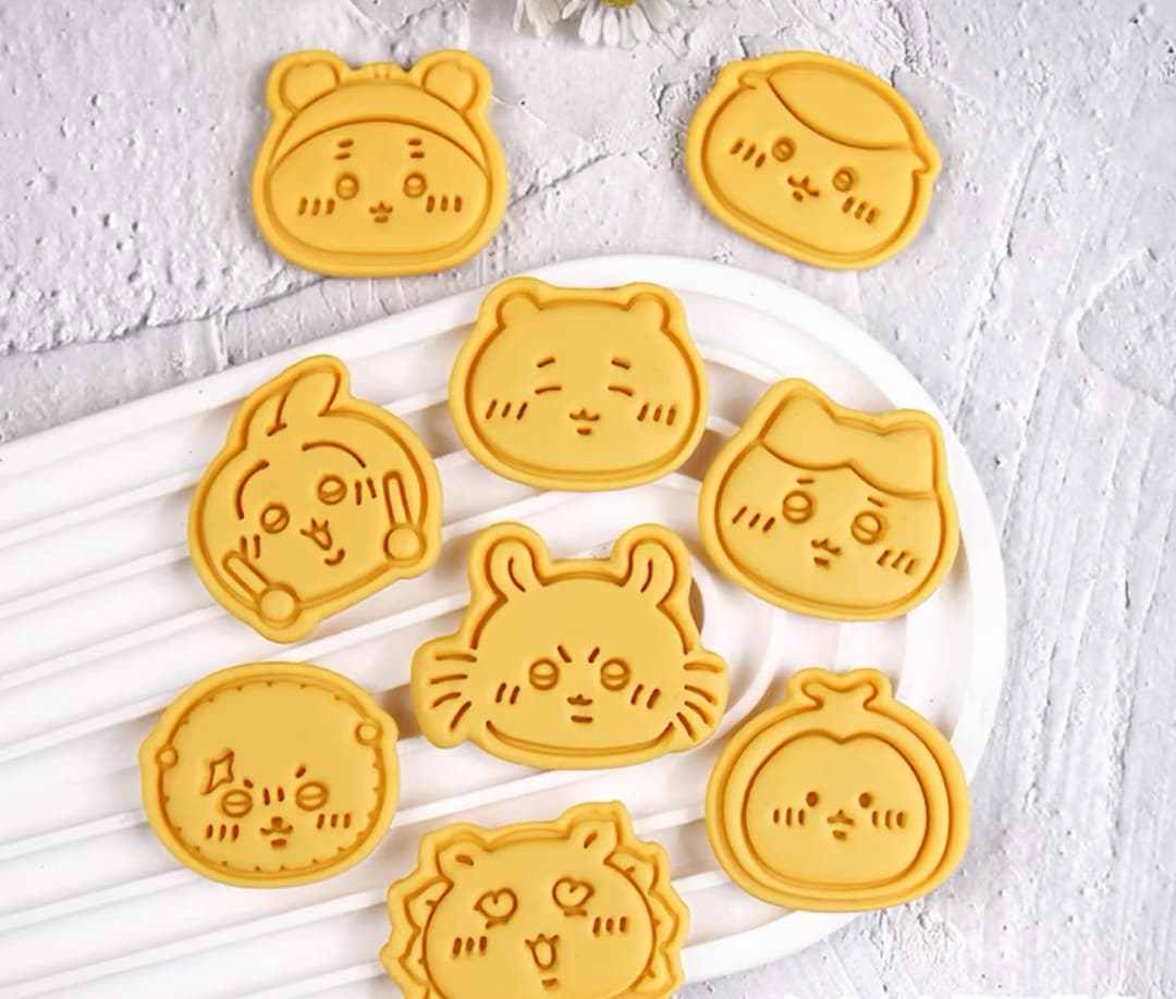 Chiikawa Cookies Mold 6 - Icons (4-6cm) | Birthday Gift | Valentine's ...