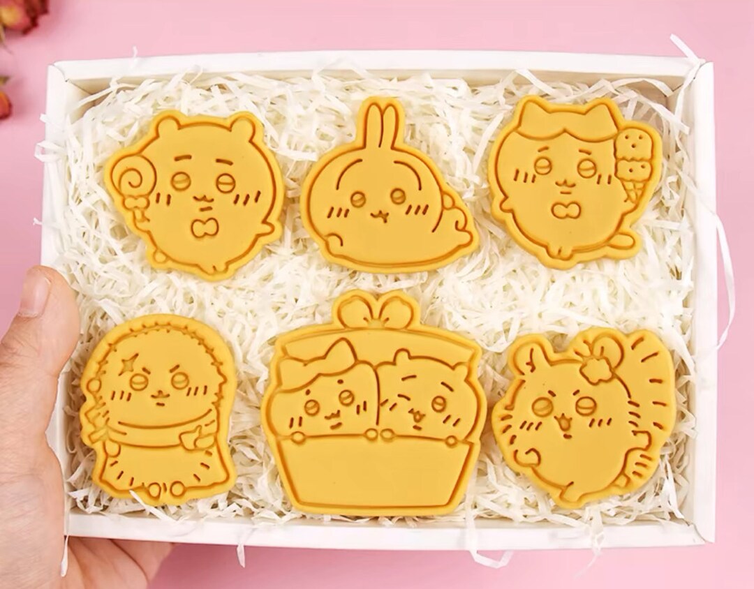 Chiikawa Cookies Mold 5 Lifestyles 4-6cm Birthday Gift Valentine's Day ...