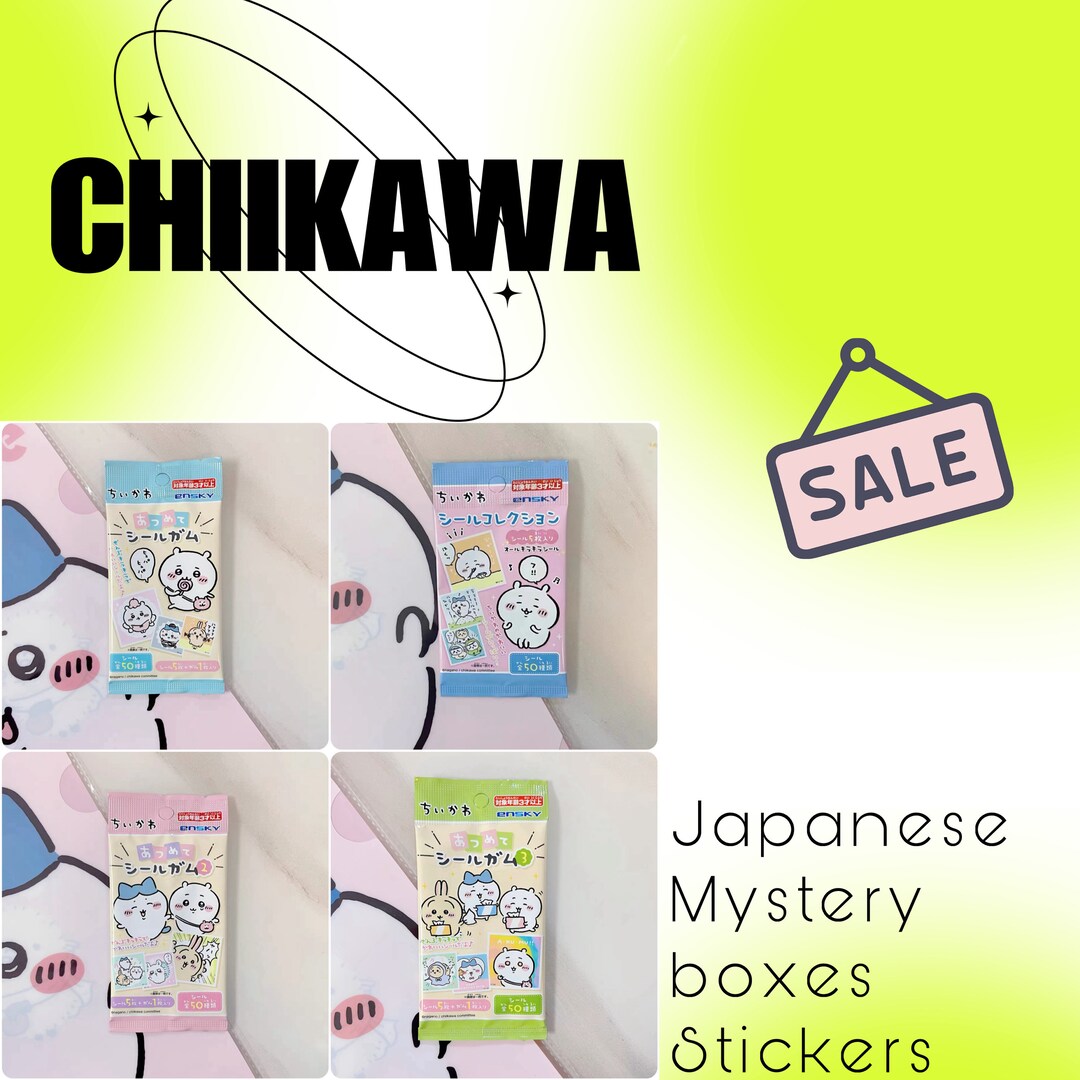 Chiikawa Stickers Mystery Boxes or Bags Birthday Gift Valentine's Day ...
