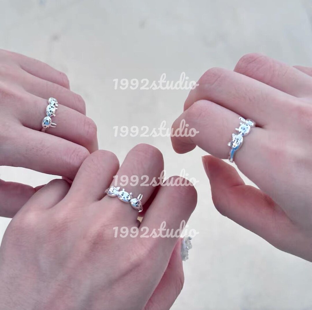 Chiikawa Rings 2 | Birthday Gift | Valentine's Day Gift | Anniversary ...