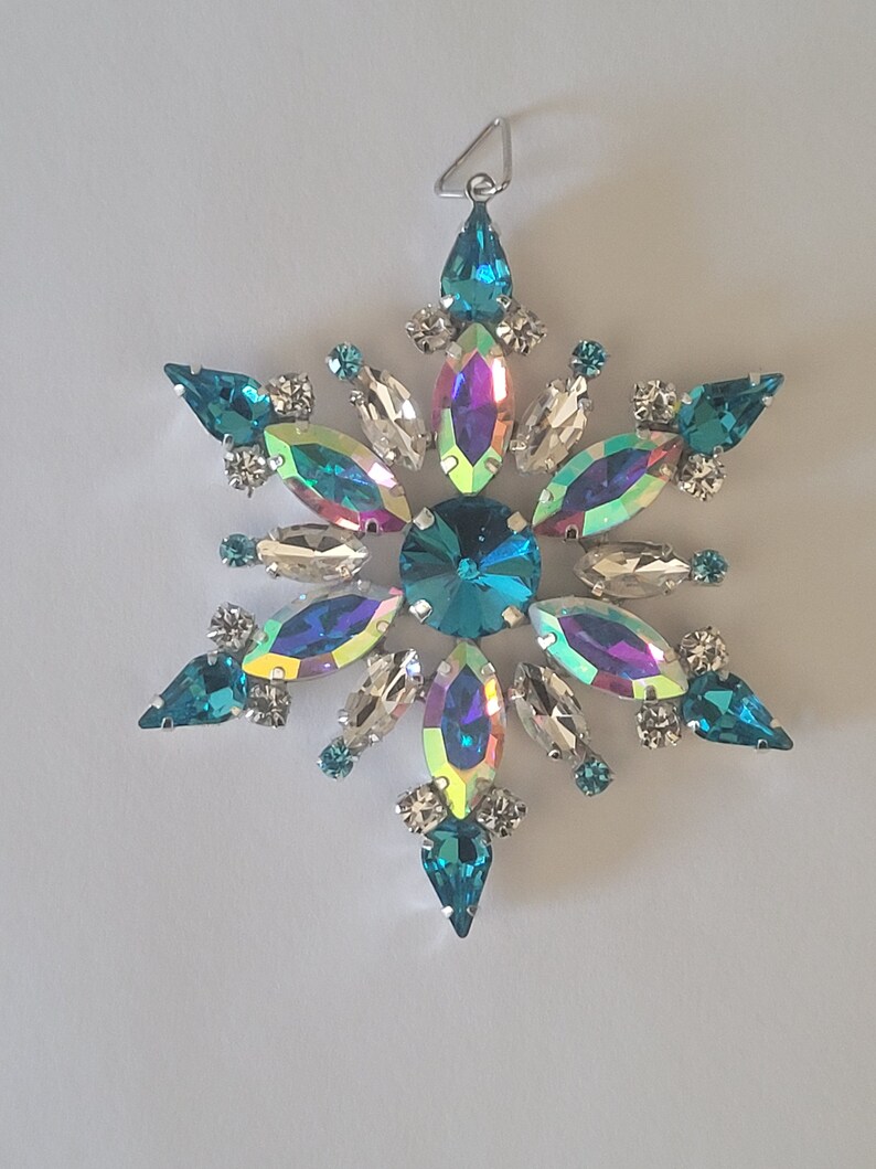 Crystal Snowflake Ornament - Etsy
