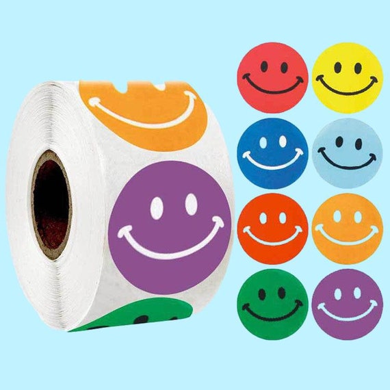 Facial Expressions Smileys Label