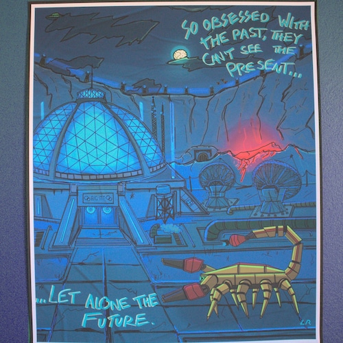 Big MT Poster Fallout New Vegas: Old World Blues 16in X - Etsy