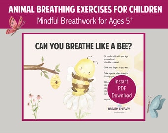 Printable Mouse Breathing Exercise for Children: Mindful - Etsy