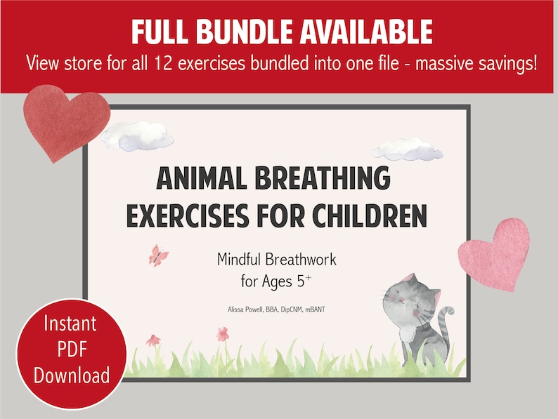 Printable Breathing Exercise for Children: Bear Breathwork PDF for Calm ...