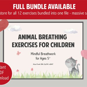 Printable Mouse Breathing Exercise for Children: Mindful Breathwork for ...