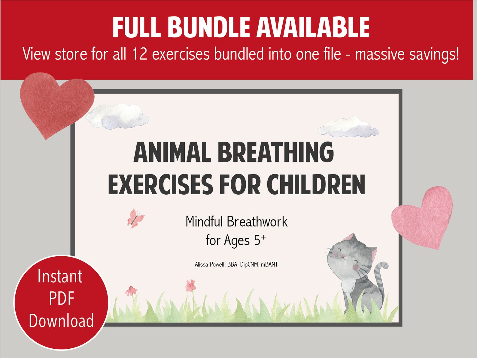 Printable Elephant Breathing Exercise for Children: Mindful Breathwork ...