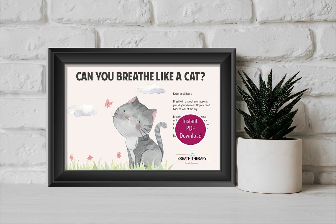 Printable Animal Breathing Exercises for Children: Mindful Breathwork ...