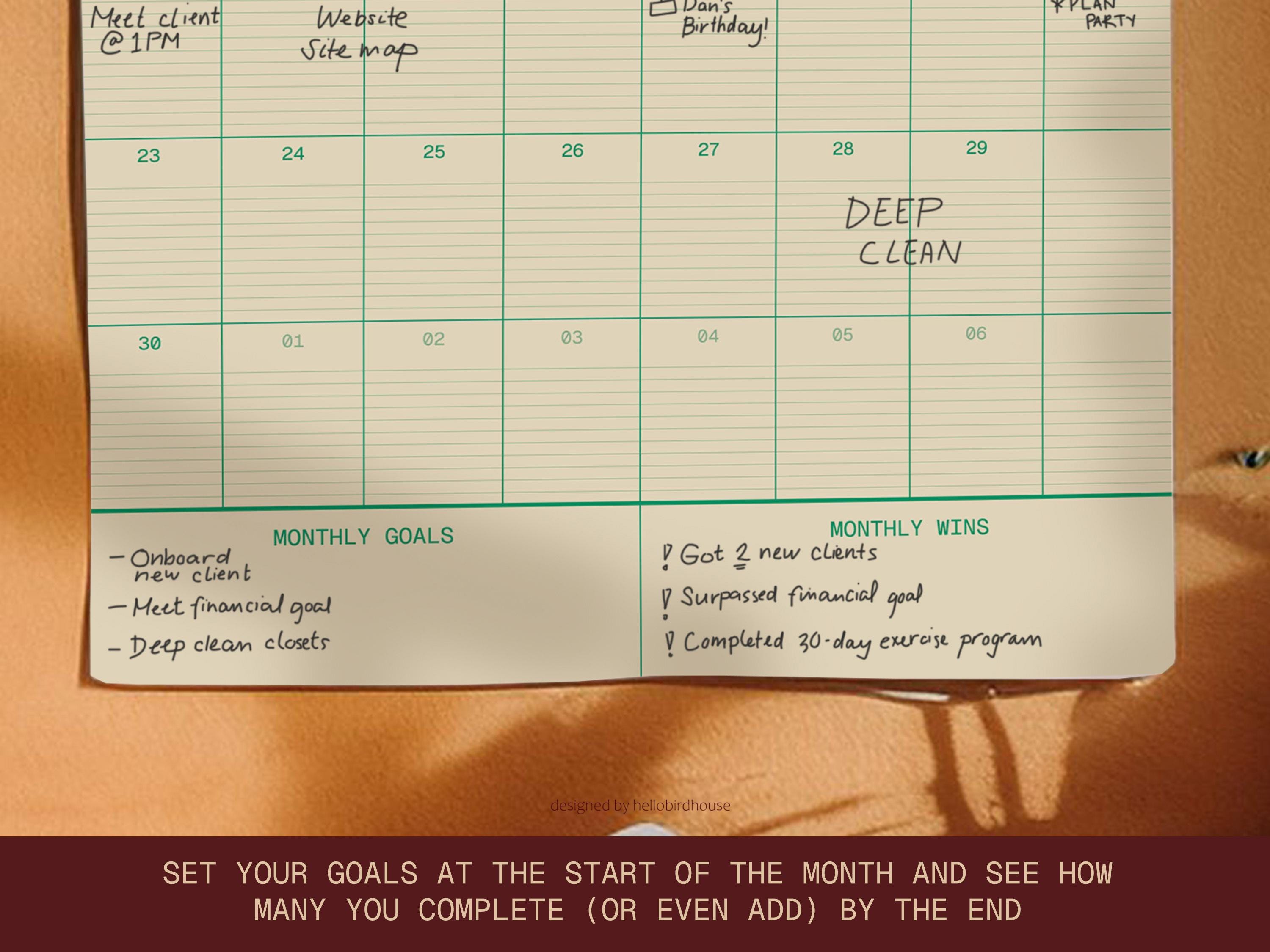 BIBLIO | Library Card Inspired Monthly Wall Calendar Dated 2026 and ...