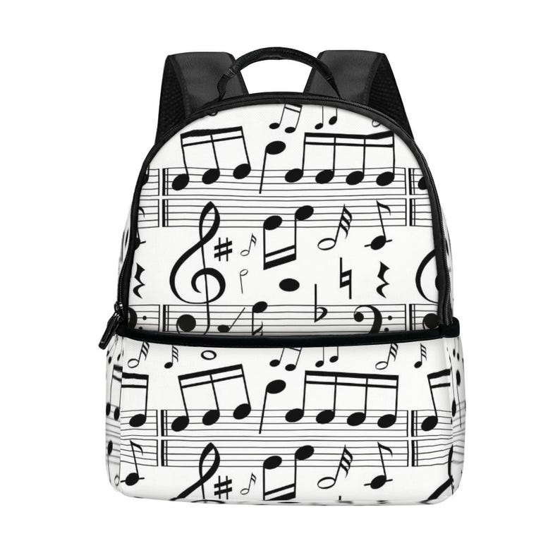 Music Notes Backpack for Kids and Adults, Laptop Backpack, Music ...