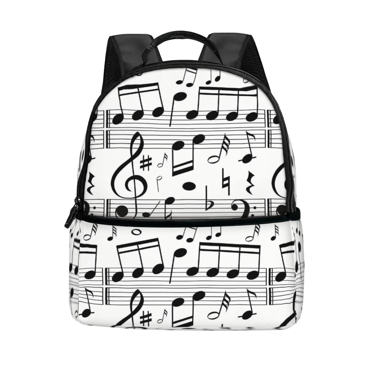 Music Notes Backpack for Kids and Adults, Laptop Backpack, Music ...