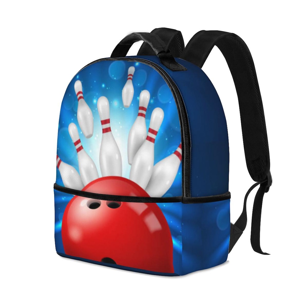 Bowling Ball Backpack for Kids and Adults, Laptop Backpack, Bowling ...