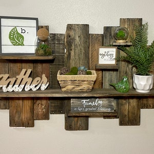 Rustic Shelf - Etsy