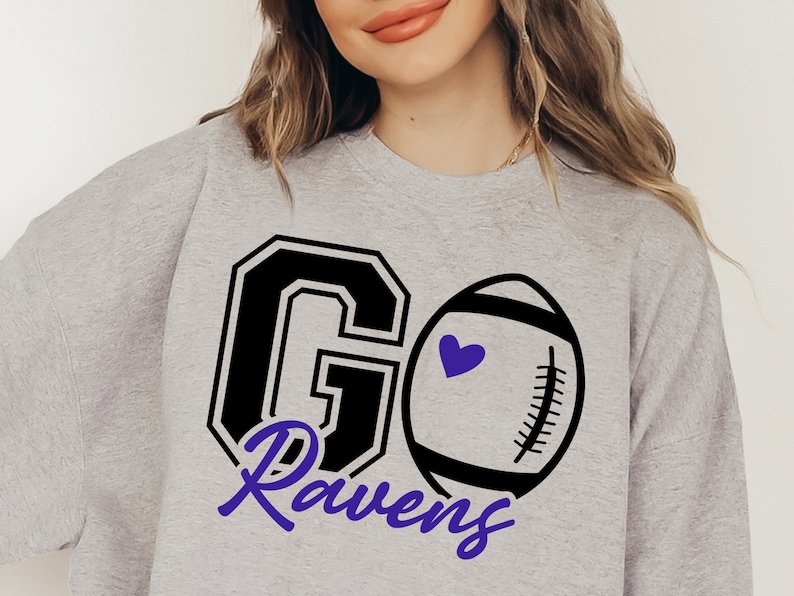 Go Ravens SVG, Ravens Mascot Svg, Ravens School Team Svg, Ravens Cheer ...