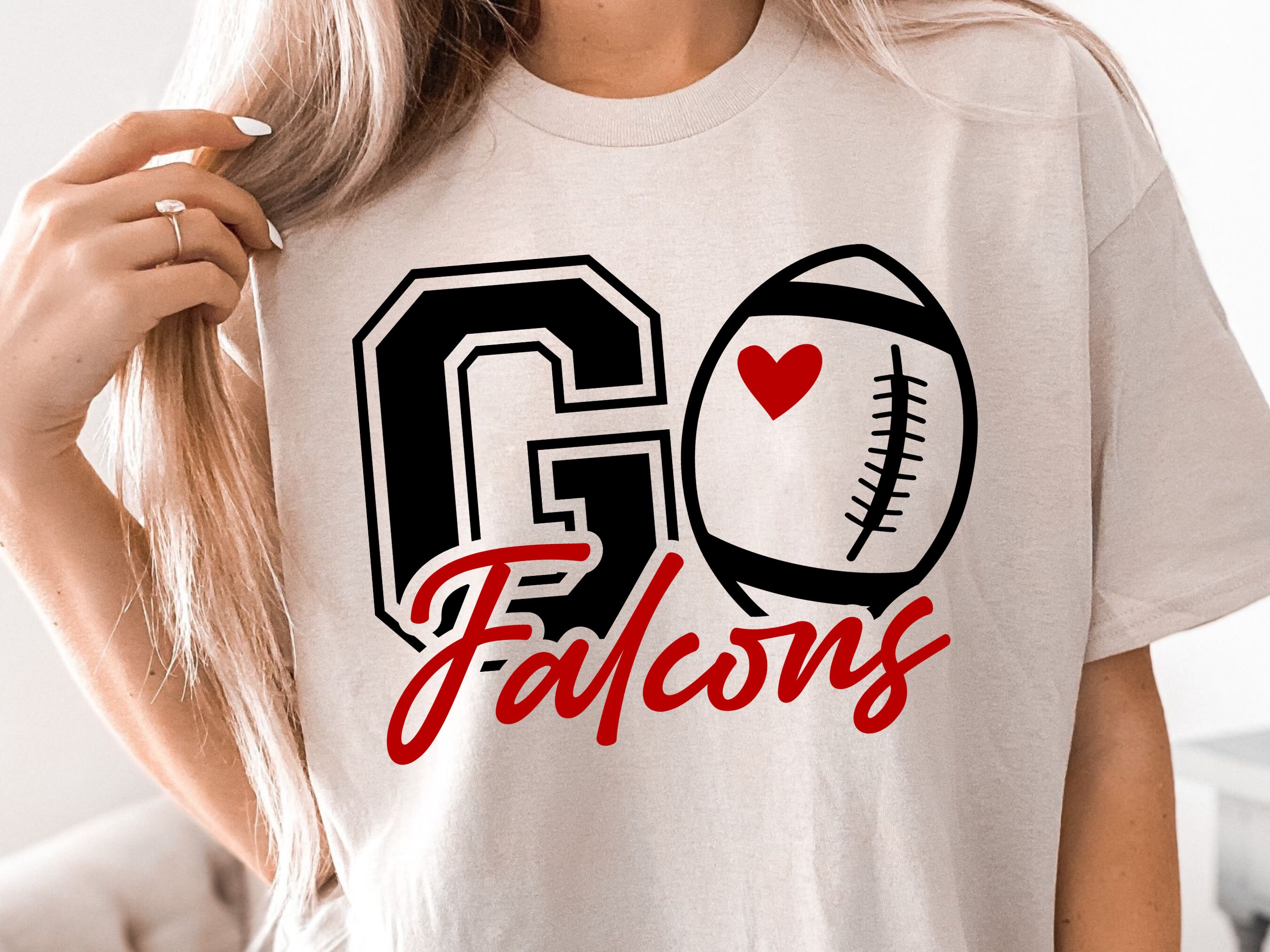 Go Falcons SVG, Falcons Mascot Svg, Falcons School Team Svg, Falcons ...